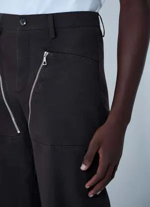 Dries Van Noten Zip Cotton-twill Pants