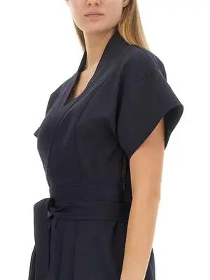 Kenzo Wool Mini Kimono Dress