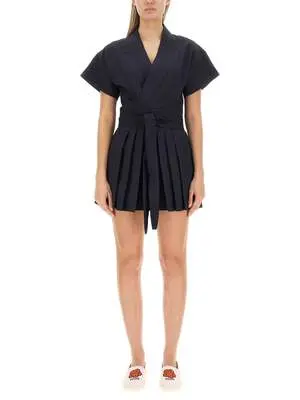 Kenzo Wool Mini Kimono Dress