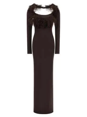 Attico Feather Dress