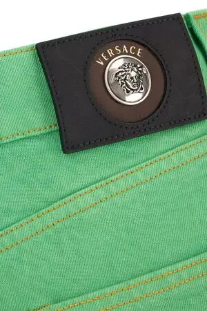Versace Straight Leg Jeans - Multicolor