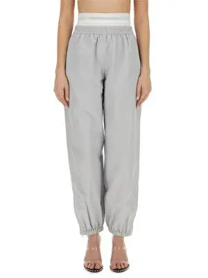 Alexander Wang Sports Pants With Integrated Underwear - Gray