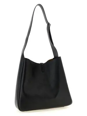 Saint Laurent Le 5 À 7 Gobo Maxi Shoulder Bag - Black