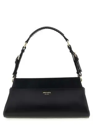 Prada Nappa Shoulder Bag - Black