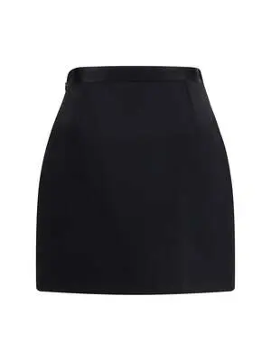 Versace Wool Mini Skirt