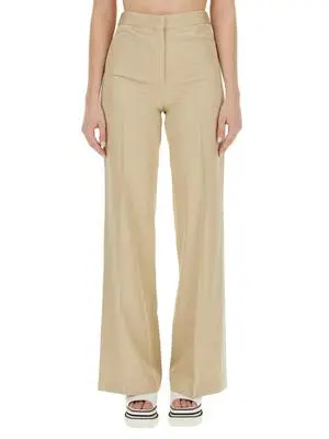 Stella McCartney Flare Fit Pants - Cream
