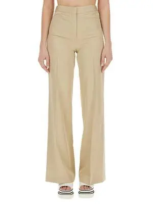 Stella McCartney Flare Fit Pants - Cream