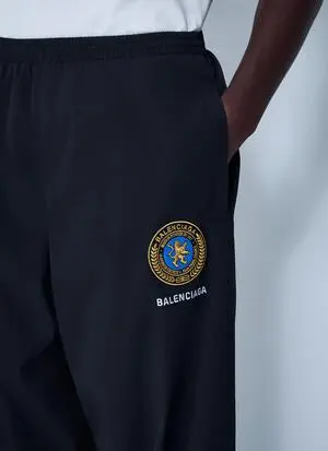 Balenciaga Logo Motif Track Pants - Black