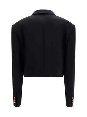 Versace Cropped Wool Blazer