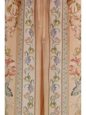 Zimmermann Roselight Silk Habotai Pants - Multicolor
