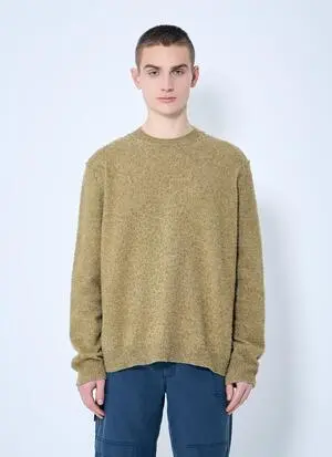 MAISON MARGIELA Pilling Crewneck Sweater - Brown