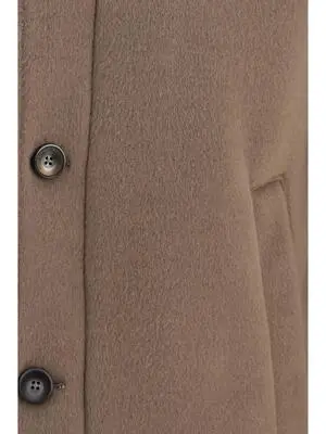 Herno Hooded Button-front Jacket - Brown