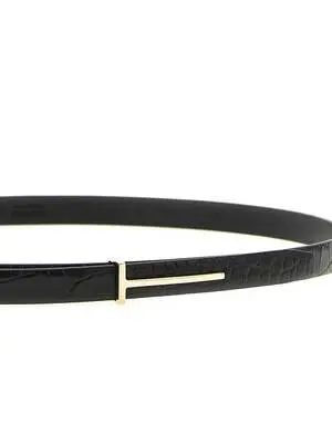 TOM FORD Crocodile Belt