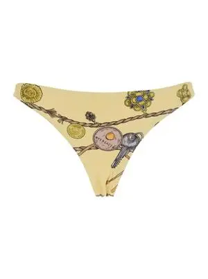 Versace Jewel Print Bikini Bottom - Multicolor