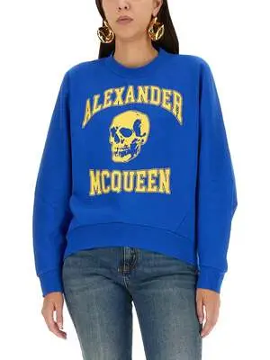Alexander McQueen Varsiity Skull Sweatshirt