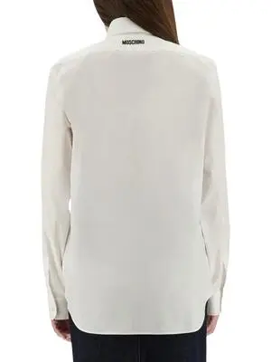Moschino Goose Embroidery Shirt - White