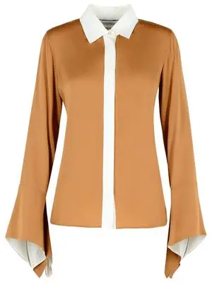Max Mara Max Mara 'Pio' Beige Silk Shirt Women Cream