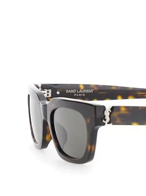 Saint Laurent Wellington Sunglasses - Brown