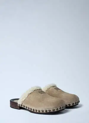 Miu Miu Suede Clogs