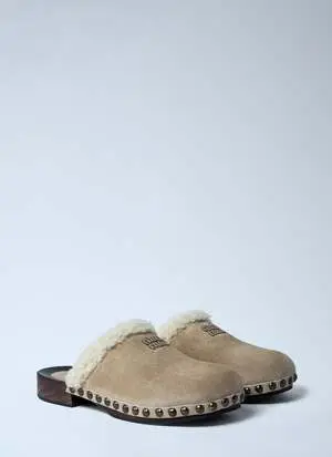 Miu Miu Suede Clogs
