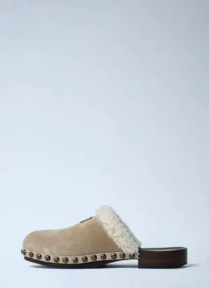 Miu Miu Suede Clogs