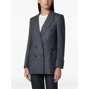 BLAZÉ MILANO Herringbone Blazer - Gray