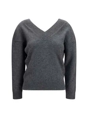 TOM FORD V-neck Sweater - Gray