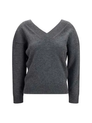 TOM FORD V-neck Sweater - Gray