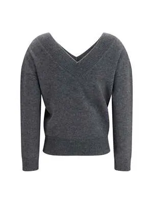 TOM FORD V-neck Sweater - Gray