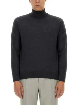 Etro Wool Turtleneck With Embroidery - Multicolor