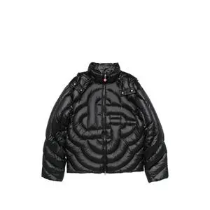 Casablanca Quilted Logo Padded Jacket - Black