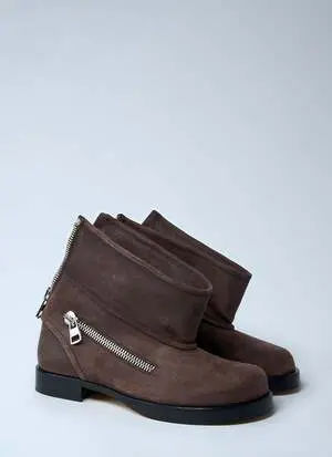 JW Anderson Suede Biker Boots