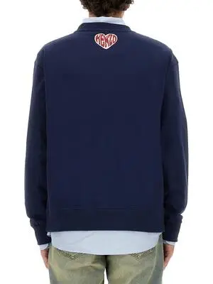 Kenzo Sweatshirt With Logo - Blue