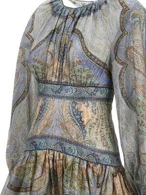 Zimmermann Wanderlust Cotton And Silk Mini Dress
