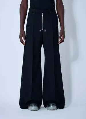 Rick Owens Tailored Wide Bela Pants - Black