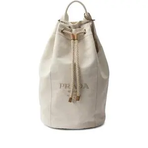 Prada Neutrals Backpacks - Cream