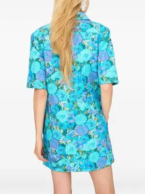 Chloé Printed Cotton Mini Dress