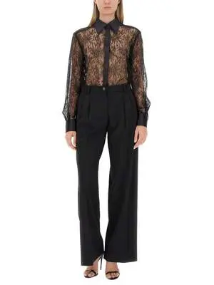 Dolce & Gabbana Viscose Flare Pants