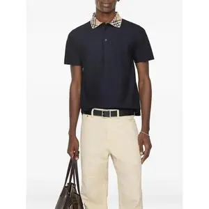 Burberry Polo Shirts - Blue