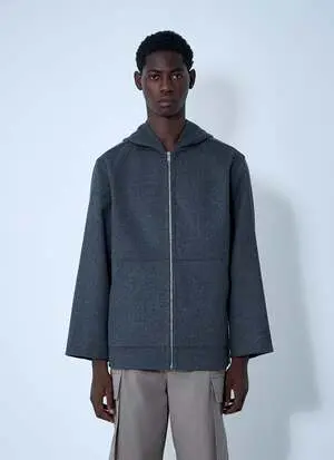 Bottega Veneta Double Face Wool Hooded Jacket