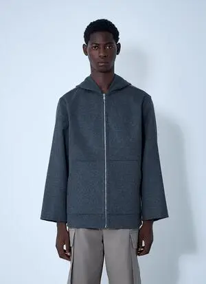 Bottega Veneta Double Face Wool Hooded Jacket - Multicolor