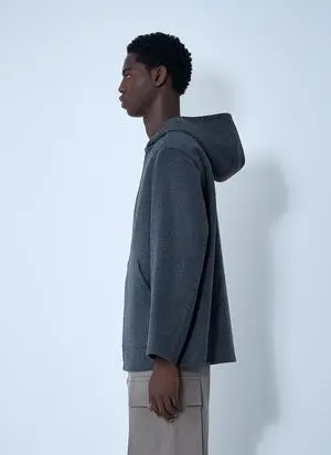 Bottega Veneta Double Face Wool Hooded Jacket