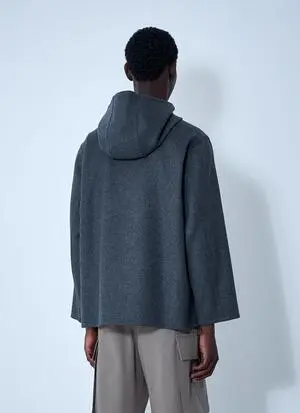 Bottega Veneta Double Face Wool Hooded Jacket