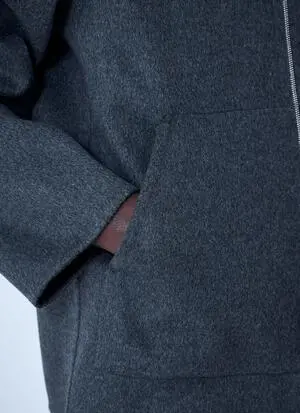 Bottega Veneta Double Face Wool Hooded Jacket