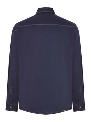Fendi Cotton Shirt With Contrasting Stitching