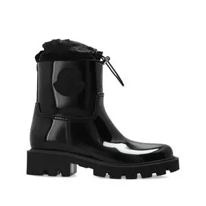 Moncler Lug Sole Ankle Boots - Black