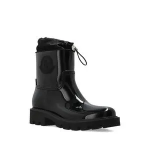 Moncler Lug Sole Ankle Boots - Black