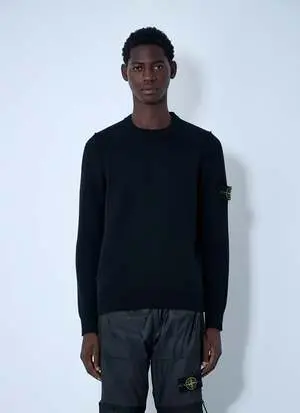 Stone Island Wool-blend Sweater - Black