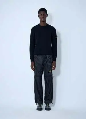 Stone Island Wool-blend Sweater - Black