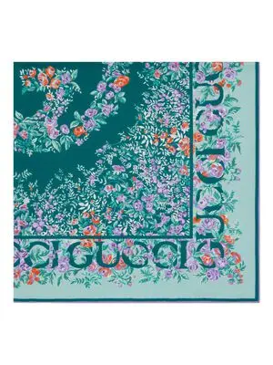 Gucci Printed Silk Foulard